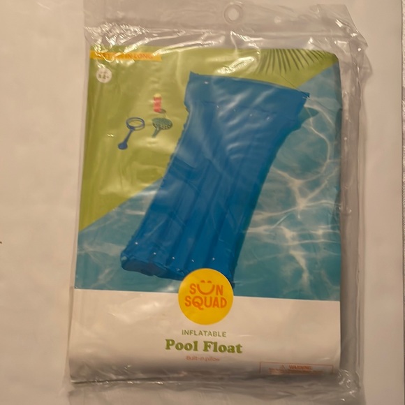 Sun Squad | Swim | Sun Squad Inflatable Pool Float Build In Pillow Ages 4 | Poshmark